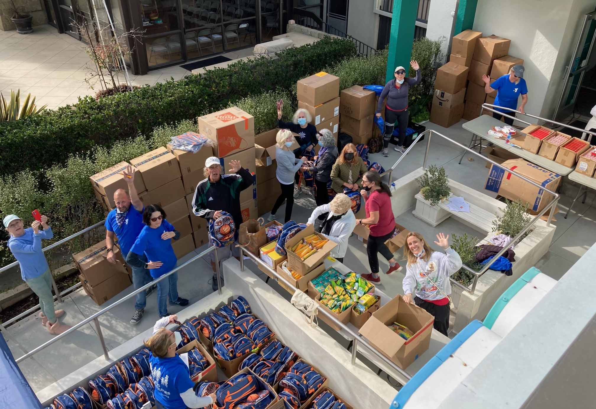 Community Effort: YMCA, Seven Arrows and Residents Provide Backpacks ...