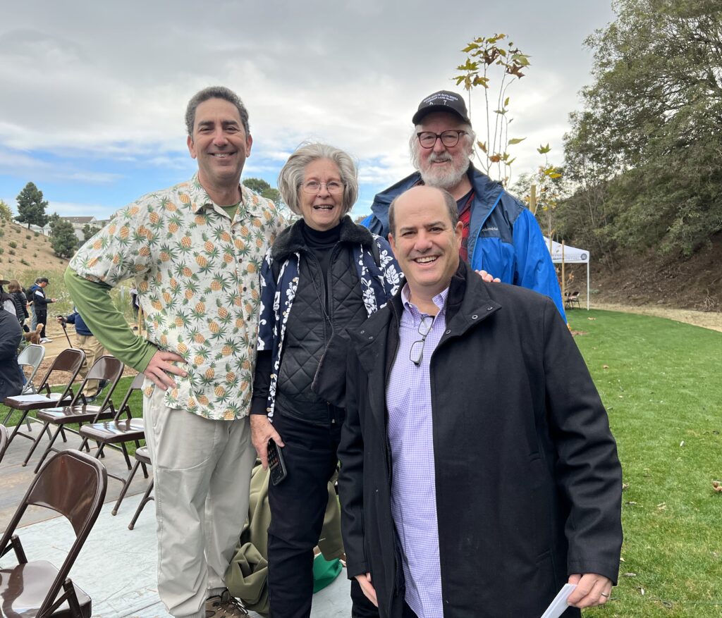Opening Ceremony Held for George Wolfberg Park at Potrero Canyon ...
