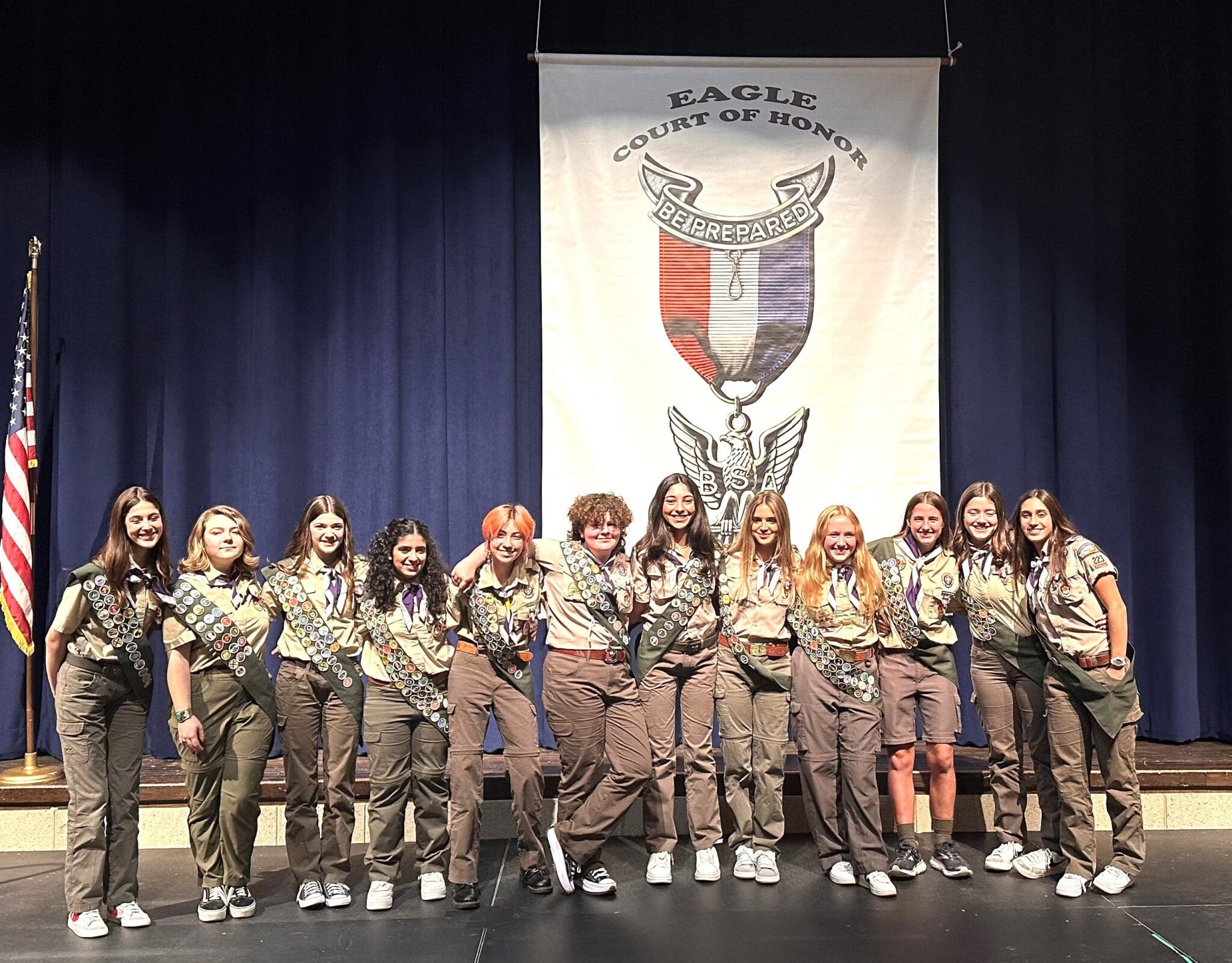 Twelve Young Women Receive Eagle Scout Rank | Circling The News